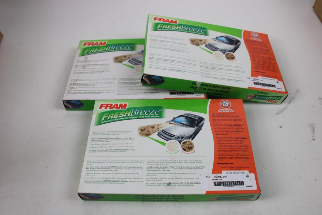 Fram Fresh Breeze Cabin Air Filter (3) | Property Room