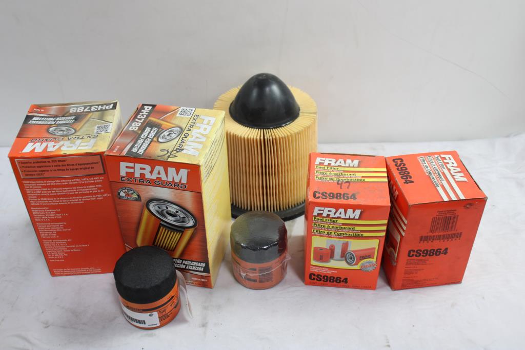 Fram, Fuel Filter, Oil Filter And More, 18 Pieces | Property Room