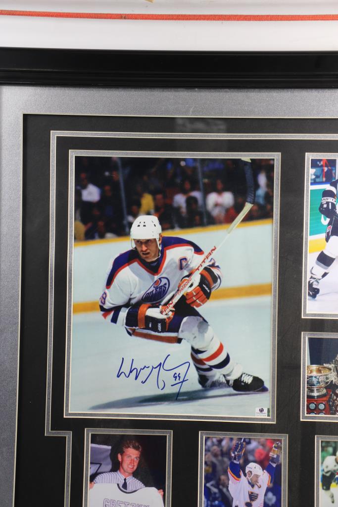 Framed Autographed Wayne Gretzky Photos With COA | Property Room