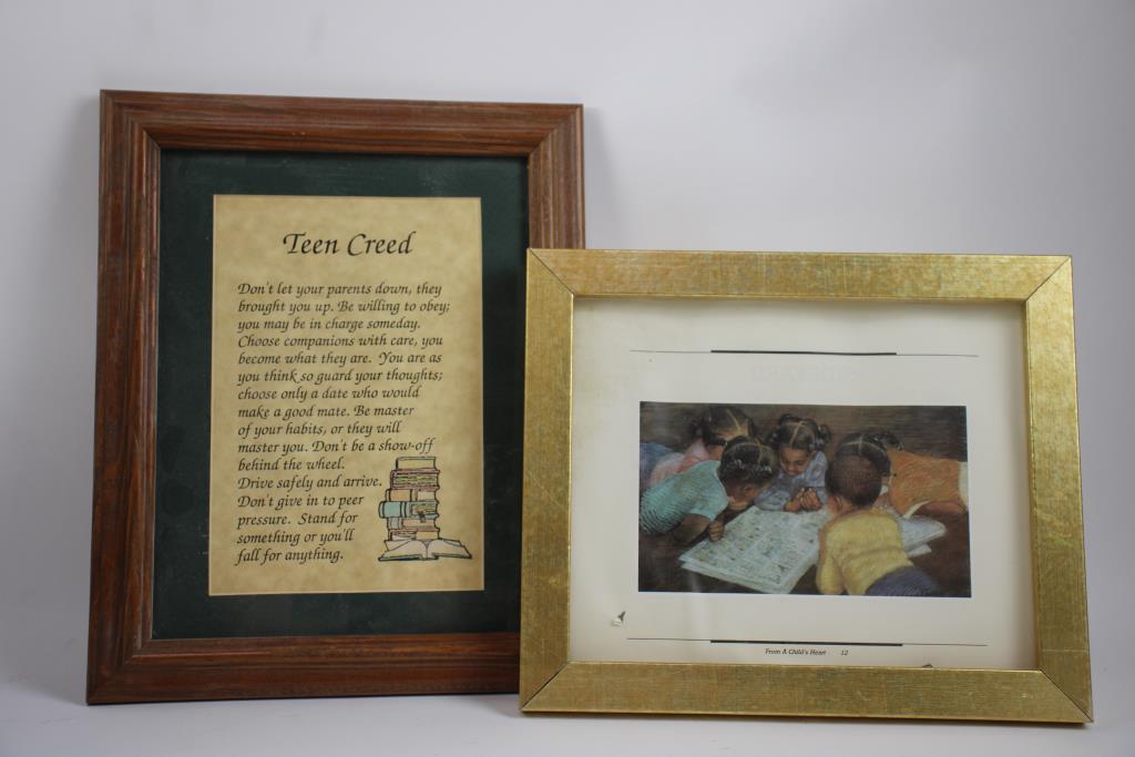 Framed Picture Bulk Lot, 4 Pieces | Property Room