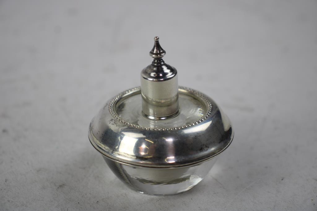 Frank M. Whiting Sterling Silver Glass Table Cigarette Lighter Vintage ...