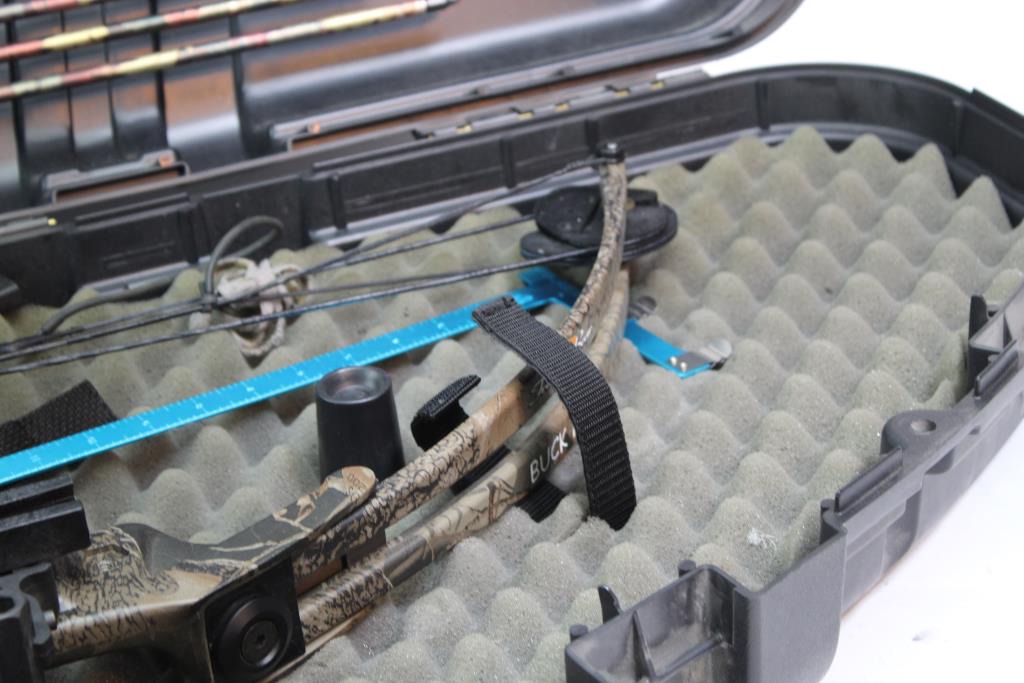 Fred Bear Buck Fever Compound Bow With Case And Accessories | Property Room