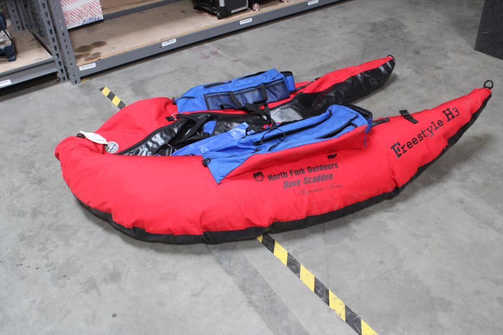 Freestyle Red Single Person Inflatable Raft | Property Room