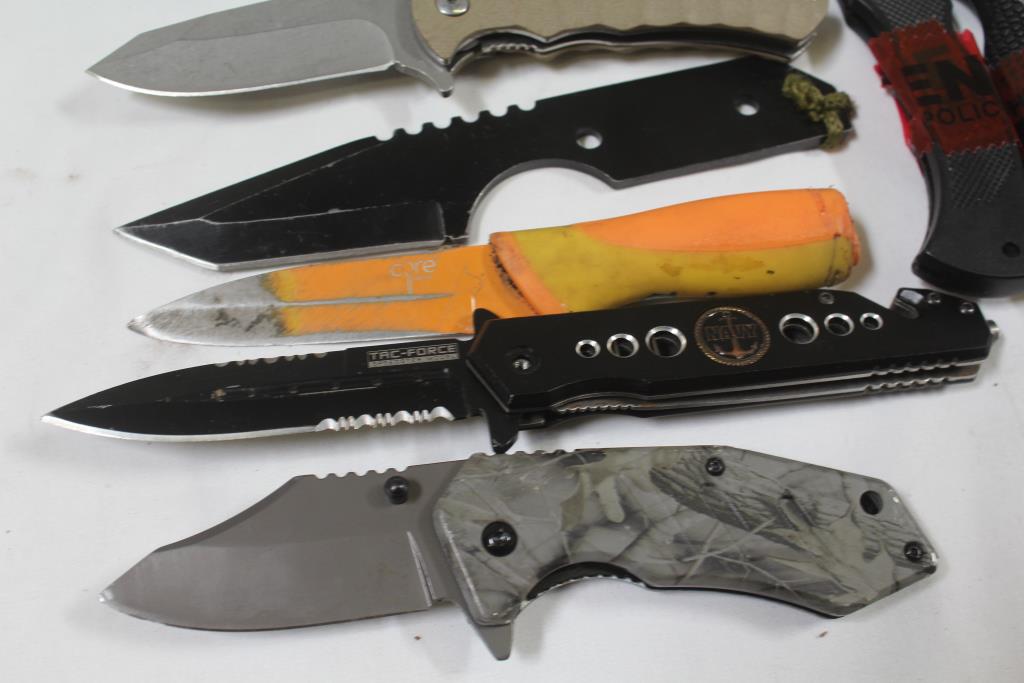 Frost, Core, Tac Force+ More Folding, Fixed Blade Knives, 10 Pieces ...
