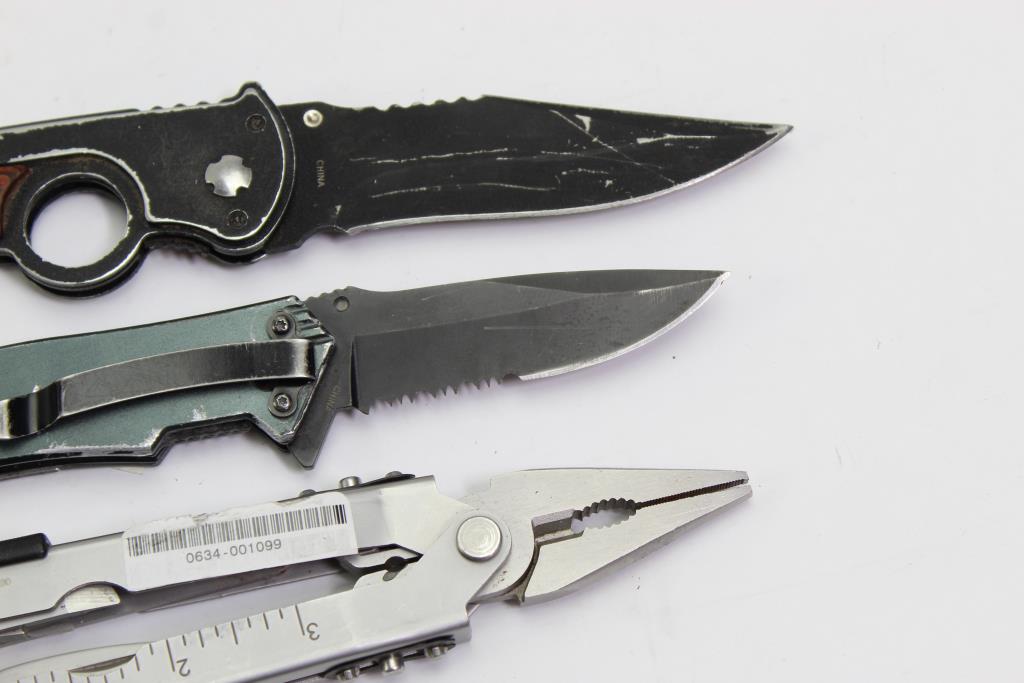 Frost, Humvee Folding Blade Knives, Gerber Multi-tool 3 Pieces ...