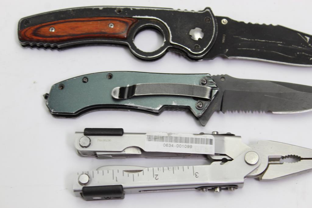 Frost, Humvee Folding Blade Knives, Gerber Multi-tool 3 Pieces ...