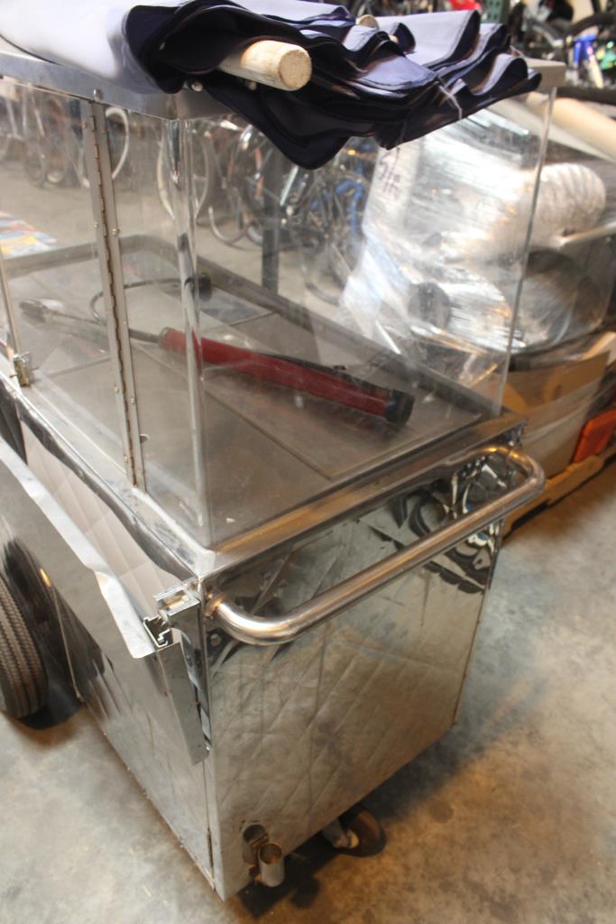 Fruit Vending Push Cart With Umbrella | Property Room