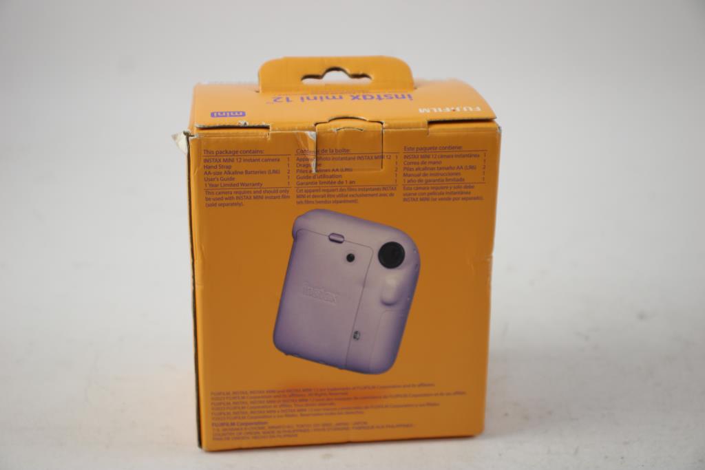 Fujifilm Instax Mini 12 Instant Camera, Purple | Property Room