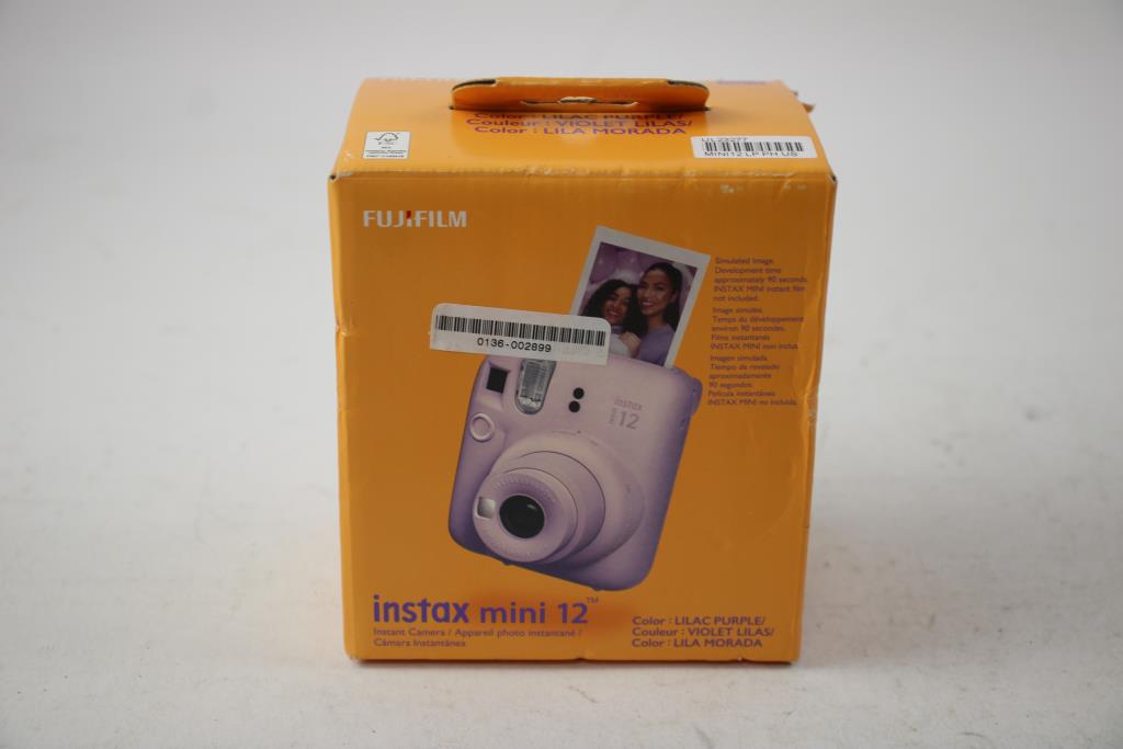Fujifilm Instax Mini 12 Instant Camera, Purple | Property Room