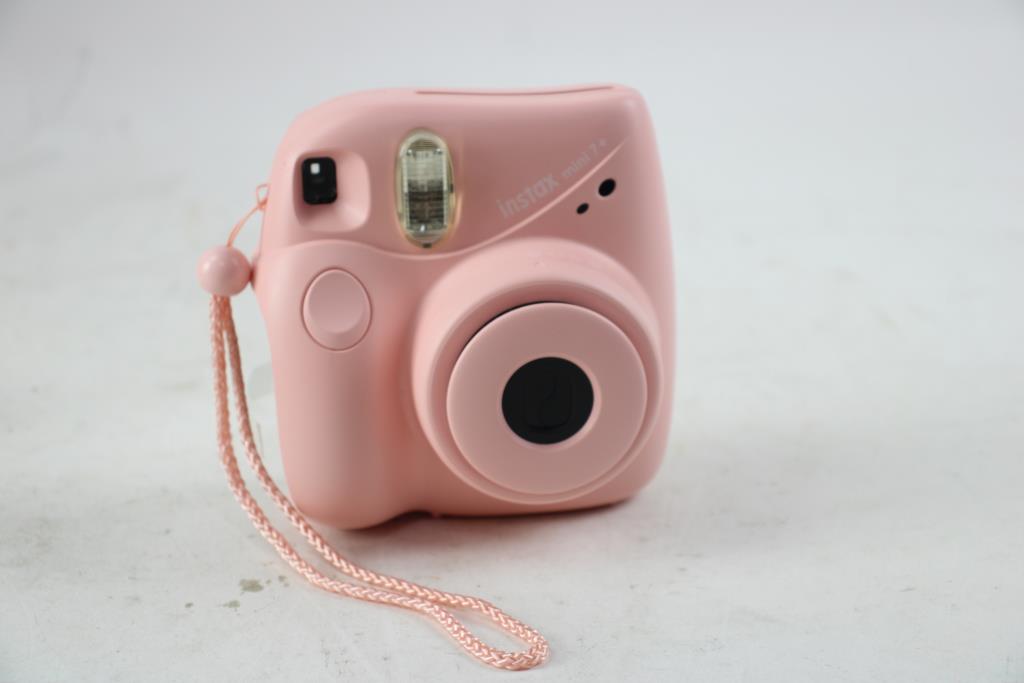 Fujifilm Instax Mini 7+ Polaroid Camera, Pink | Property Room