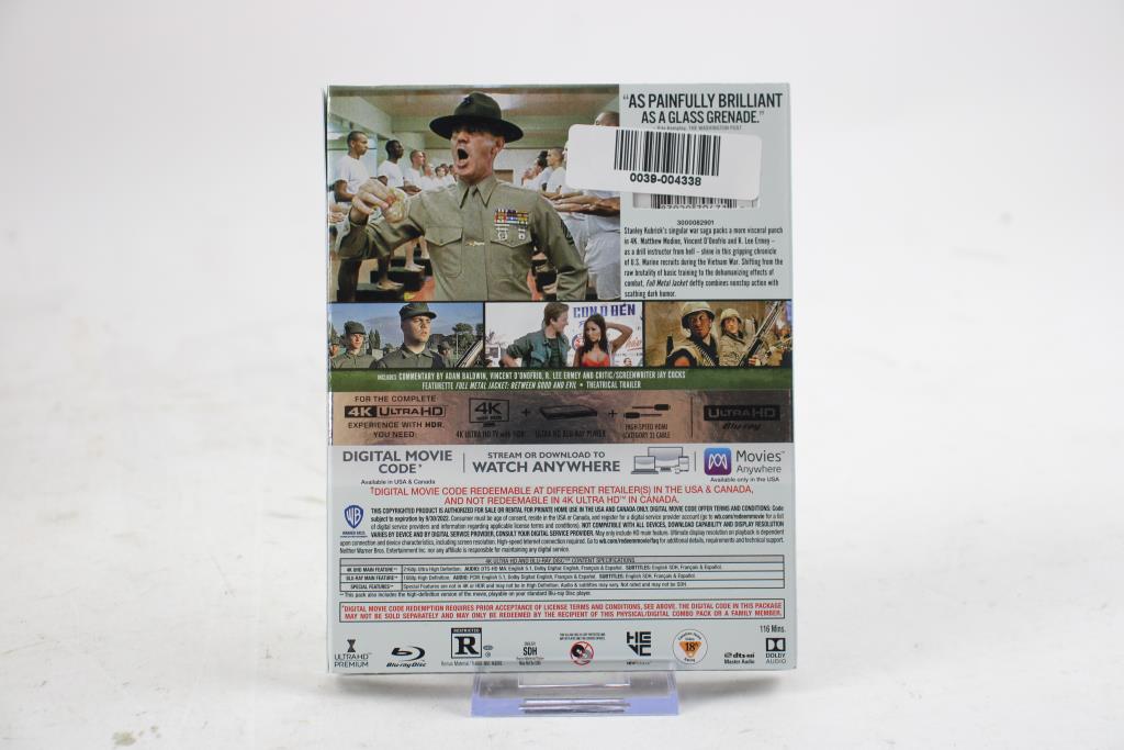 Full Metal Jacket Movie, Dvd/blueray | Property Room