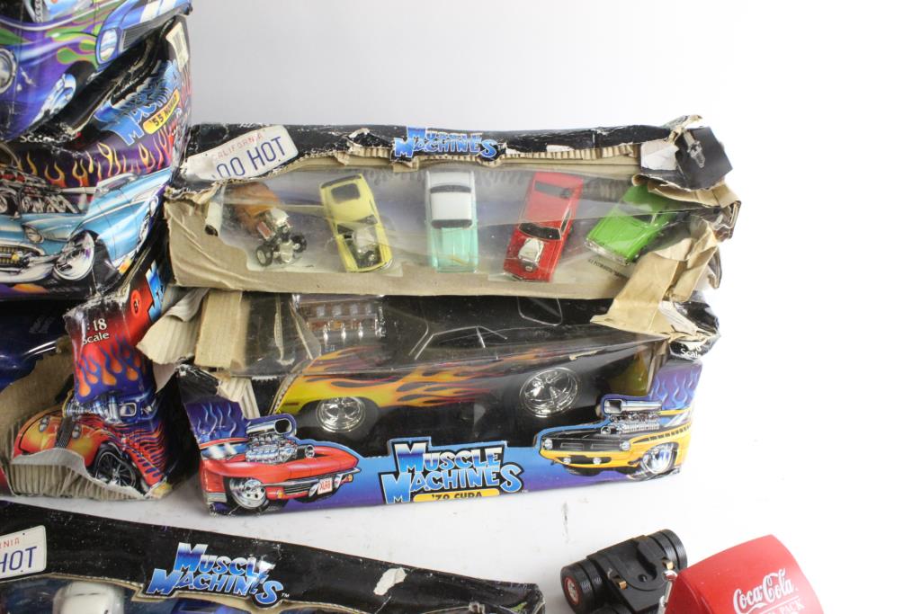 Funline Merchandise And Other Toy Cars, 13 Pieces | Property Room