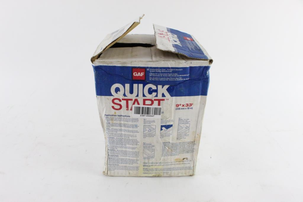 Gaf Quick Start Peel & Stick Starter Roll | Property Room