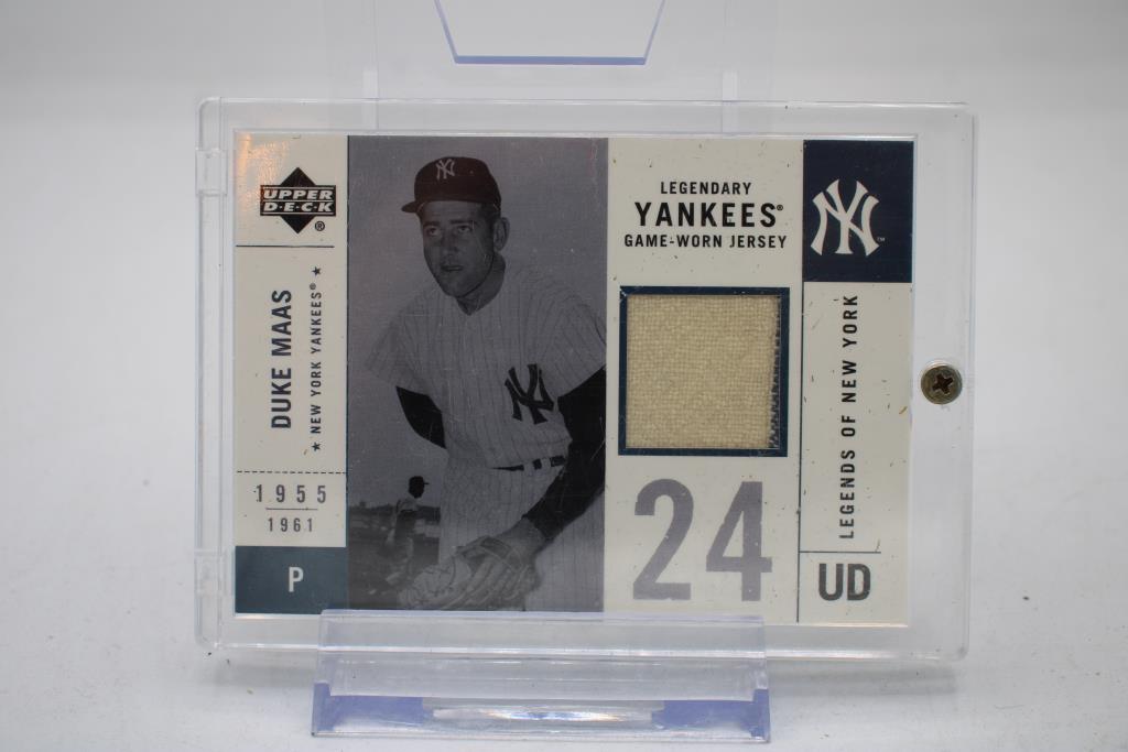 Game Worn Jersey Card Lot | Property Room