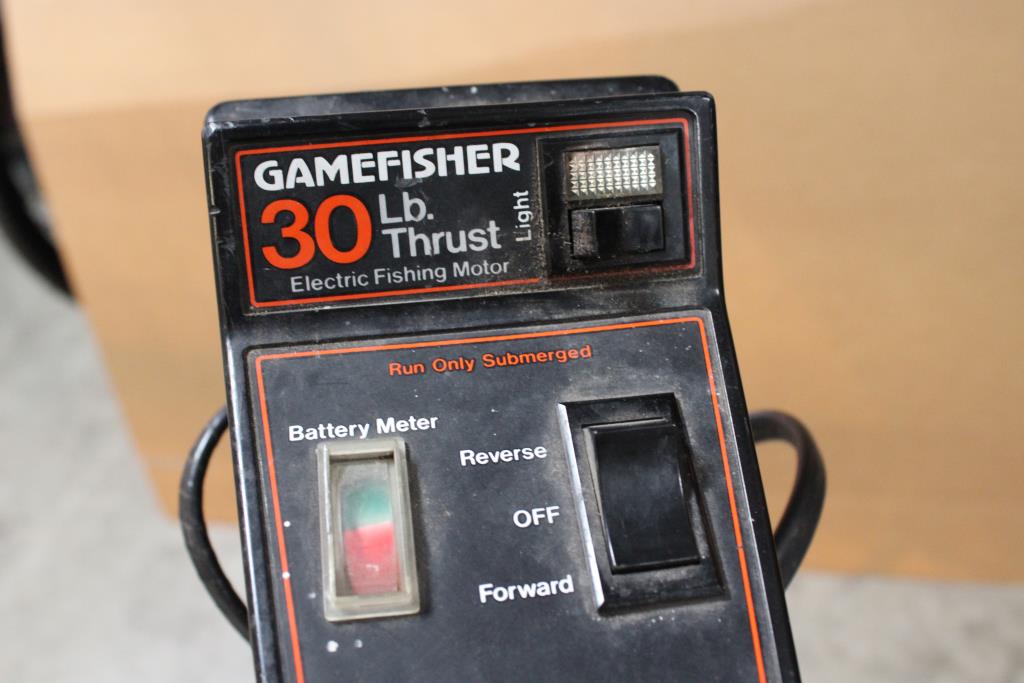 GameFisher 30lb Thurst Electric Fishing Motor | Property Room
