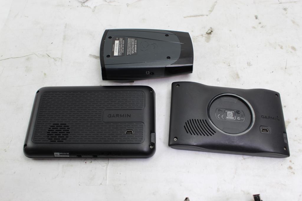 Garmin Gps And Cobra Radar Detector 3 Pieces | Property Room