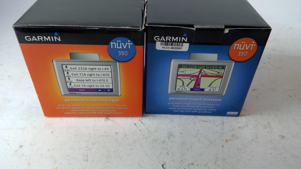 Garmin Nuvi 350 GPS Devices, 2 Pieces | Property Room
