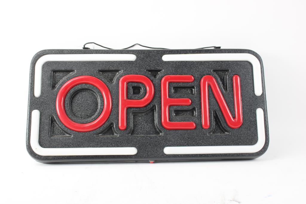 Gavrieli Foam Open Light Up Sign | Property Room