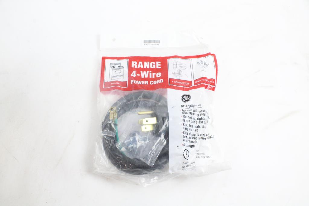 GE Range 4-Wire Power Cord | Property Room
