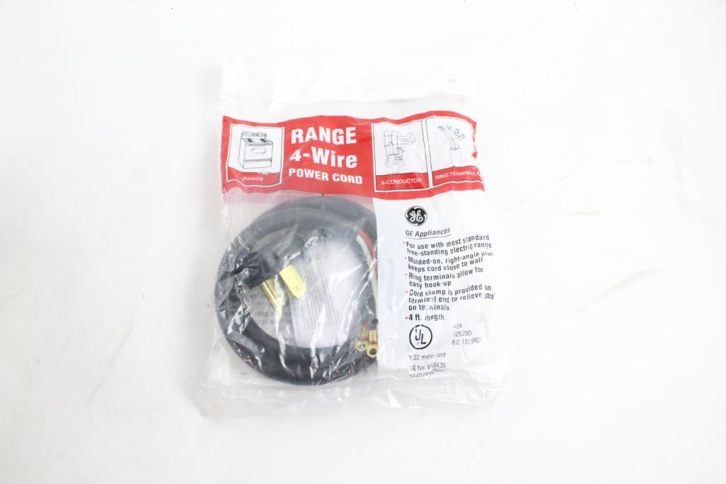 GE Range 4-Wire Power Cord | Property Room