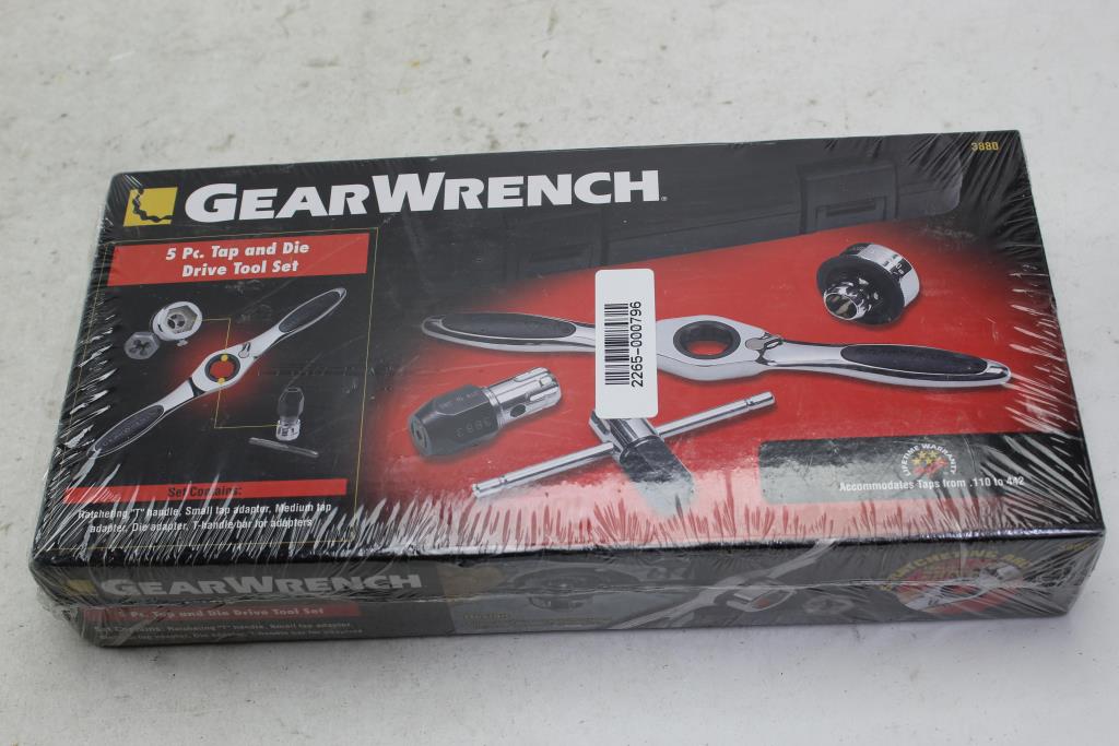 Gear Wrench Tap And Die Drive Tool Set | Property Room