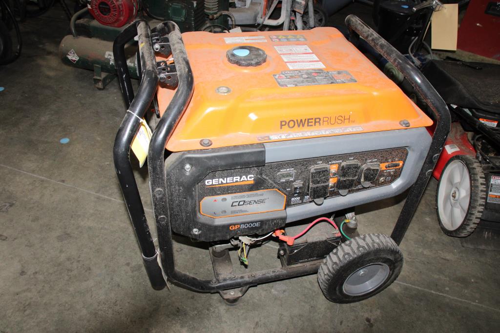 Generac Gp8000e Portable Generator | Property Room