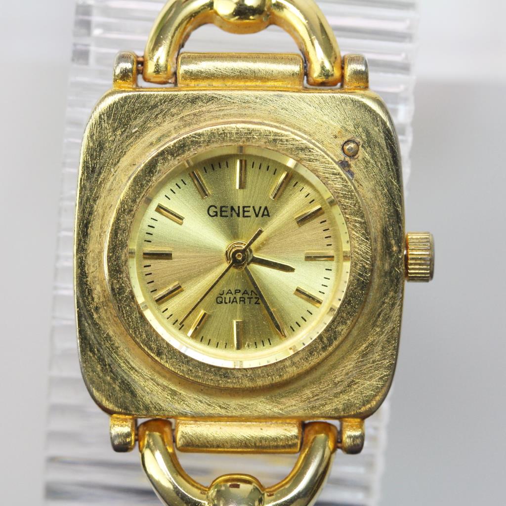 Geneva Excellent Collection Gold Tone Women's Watch Set With 5 Multi ...