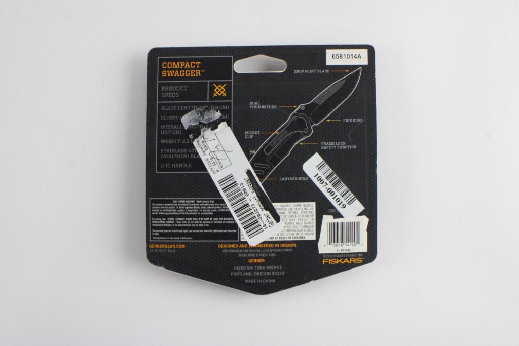 Gerber Compact Swagger Folding Knife | Property Room