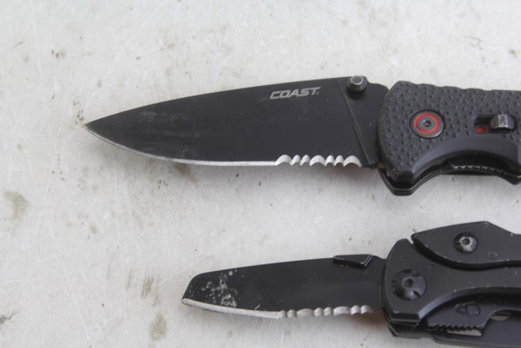 Gerber Crucial Multi-Tool & Coast RX352 Knife; 2 Pieces | Property Room