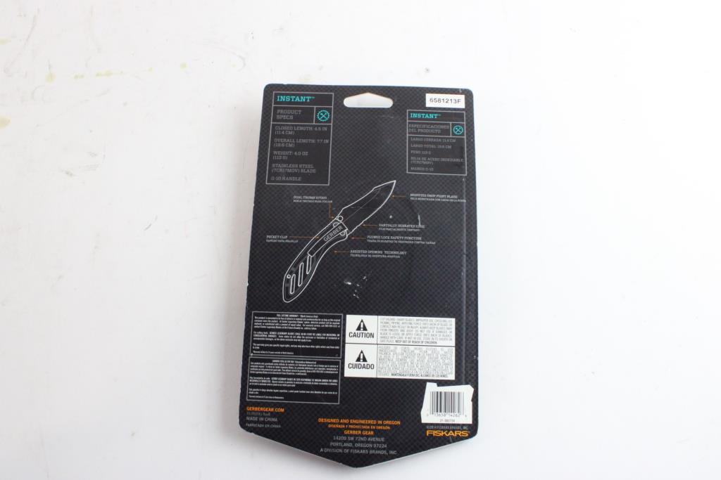 Gerber Industrial Instant Assisted Opening Clip Knife | Property Room