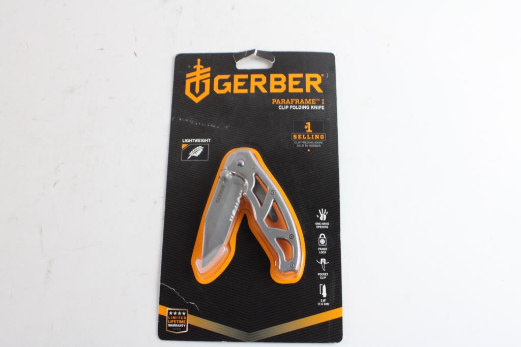 Gerber Paraframe 1 Clip Folding Knife | Property Room