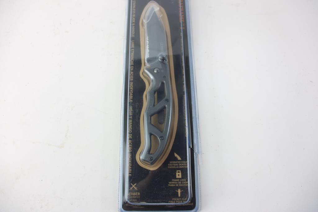 Gerber Paraframe I Clip Folding Knife | Property Room