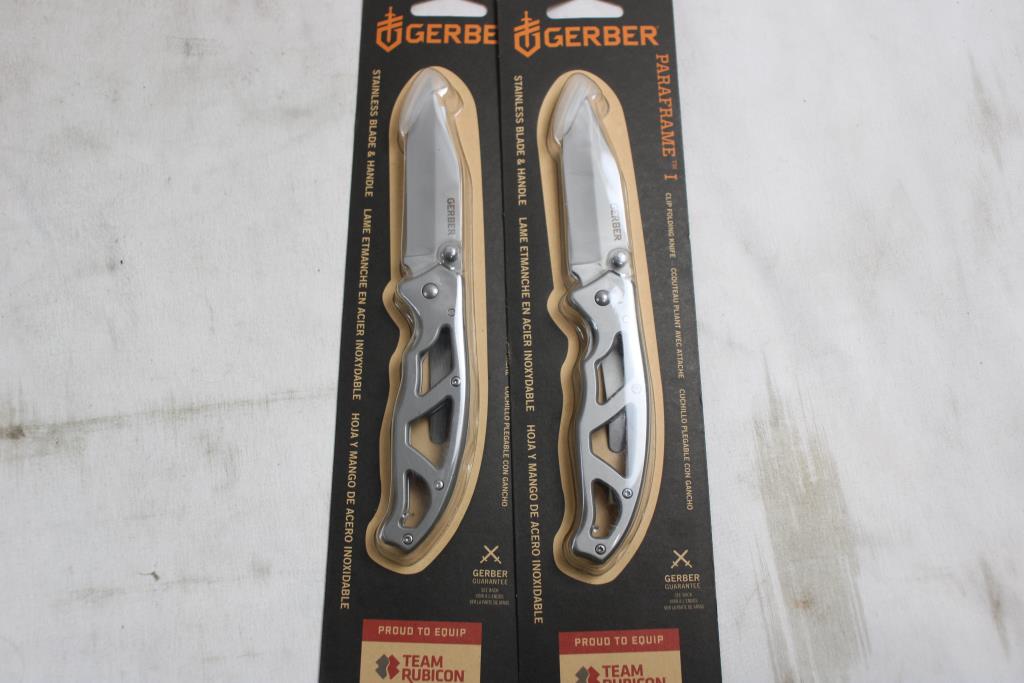 Gerber Paraframe I Clip Folding Knife (2) | Property Room