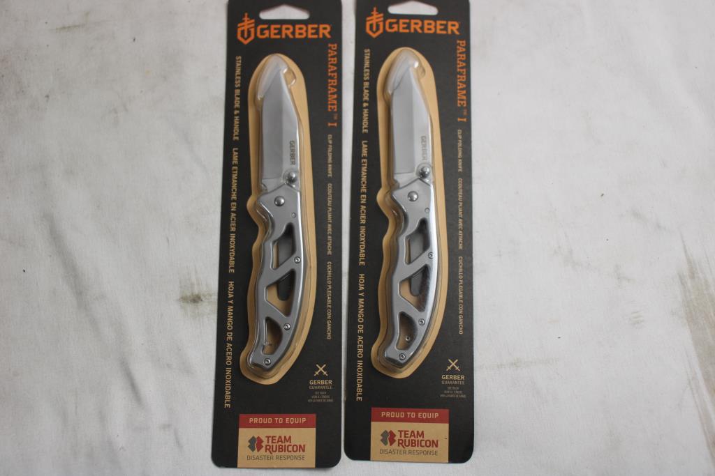 Gerber Paraframe I Clip Folding Knife (2) | Property Room