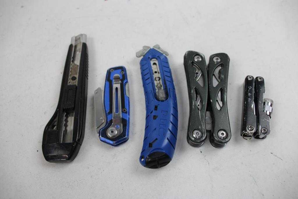Gerber, Snap-On, Adventuridge, And More Blades/Multitools, 8 Pieces ...