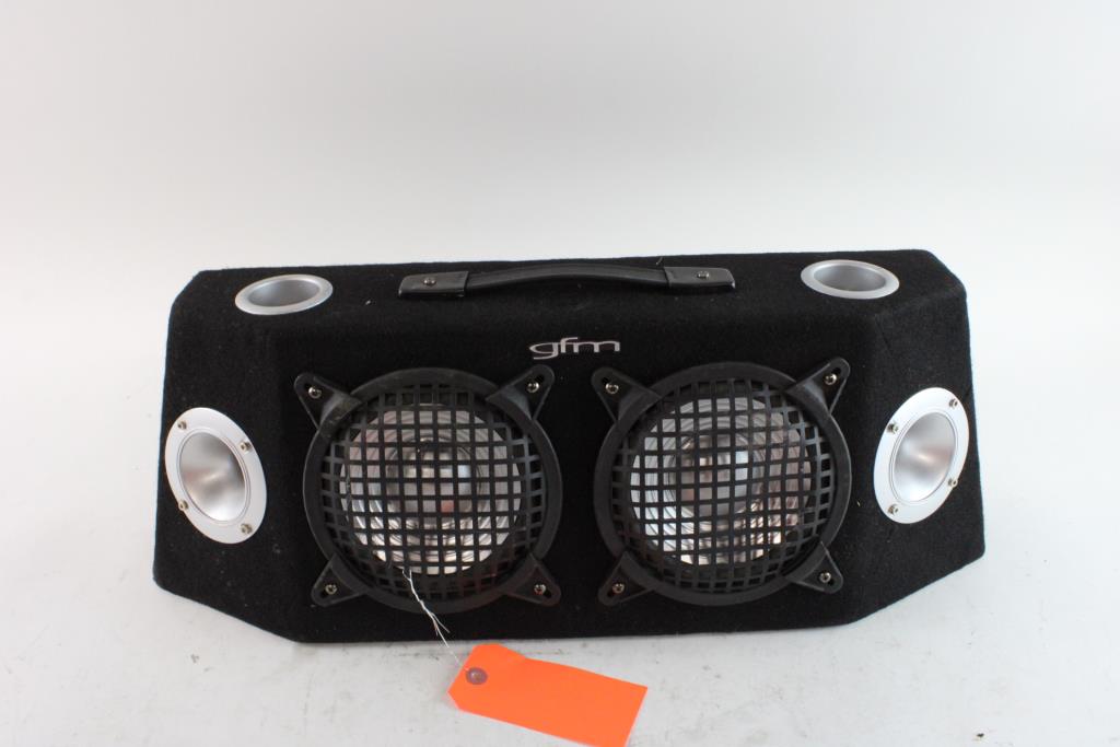 GFM Dual 6.5" Speaker Enclosure With Tweeters | Property Room