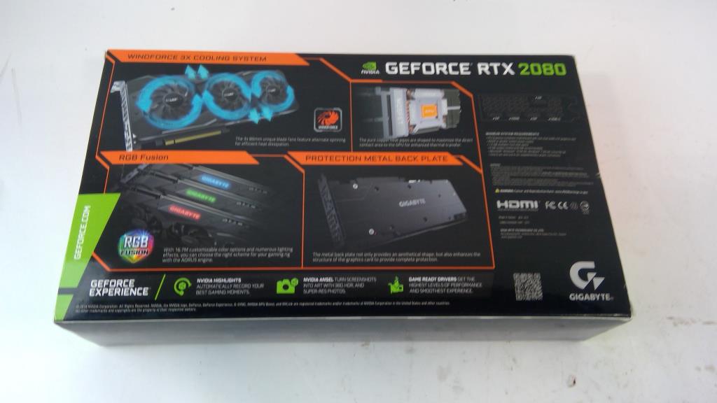 Gigabyte Geforce RTX 2080 Graphics Card | Property Room