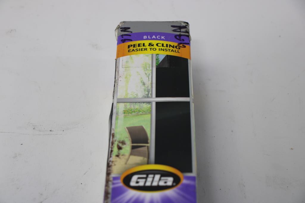 Gila Privacy Black Static Cling Residential DIY Window Film | Property Room