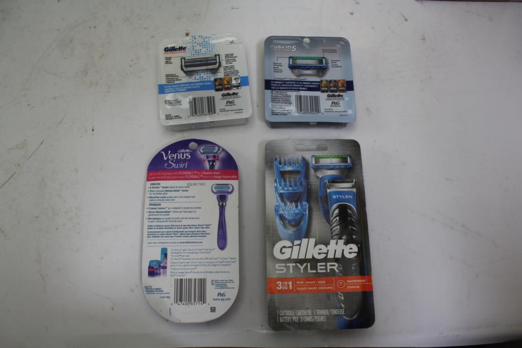 Gillette 3 In 1 Trimmer, Venus Razor, Skinguard And Fusion 5 Proglide ...