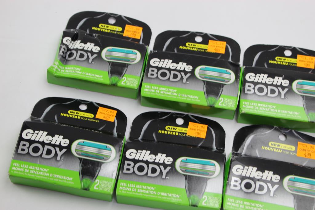 Gillette Body Razor Cartridges 8 Pieces | Property Room