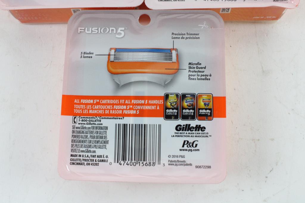 Gillette Fusion 5 8-Pack Razor Cartridges, 3 Pieces | Property Room