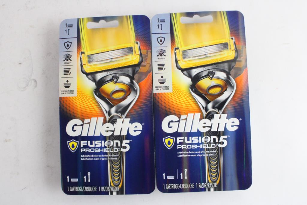 Gillette Fusion 5 Proshield Razors, 2 Pieces | Property Room