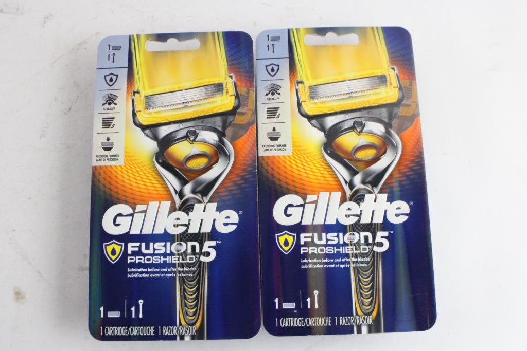 Gillette Fusion 5 Proshield Razors, 2 Pieces | Property Room