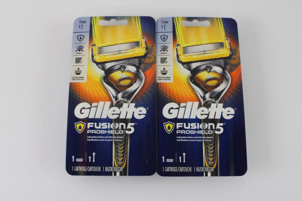 Gillette Fusion 5 Proshield Razors, 2 Pieces | Property Room