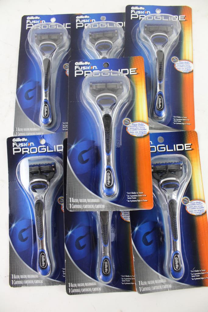 Gillette Fusion Pro Glide Razors, 7 Pieces | Property Room