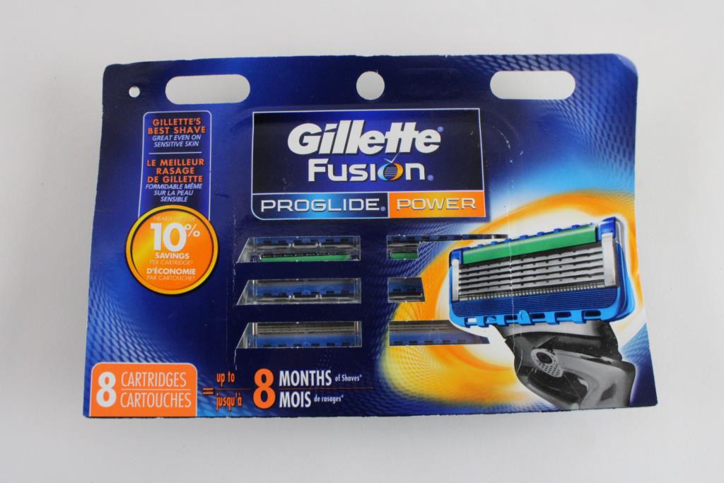 Gillette Fusion Proglide Power 8-Pack Replacement Razor Cartridges ...