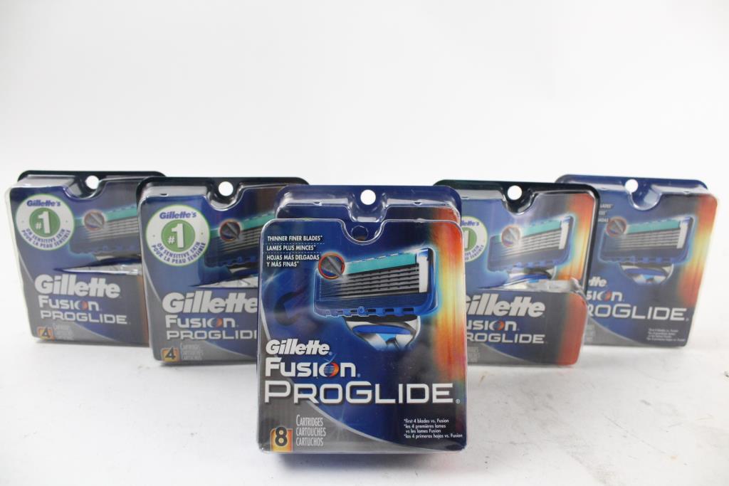 Gillette Fusion ProGlide Razor Cartridge Packs, 6 Pieces | Property Room