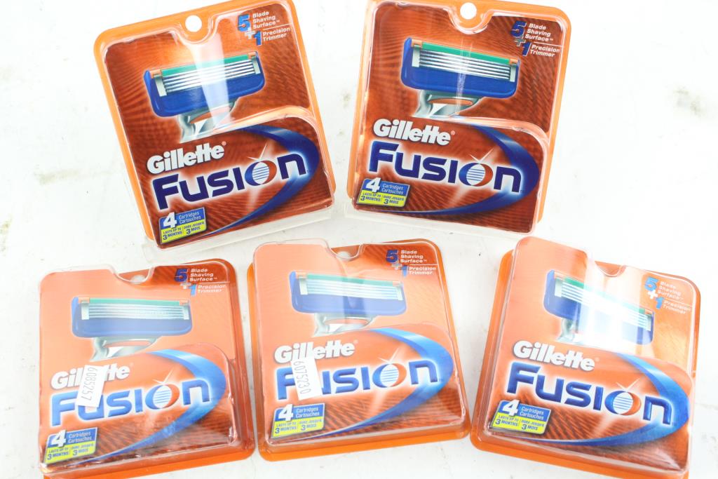 Gillette Fusion Razor Cartridge Packs, 10 Pieces | Property Room