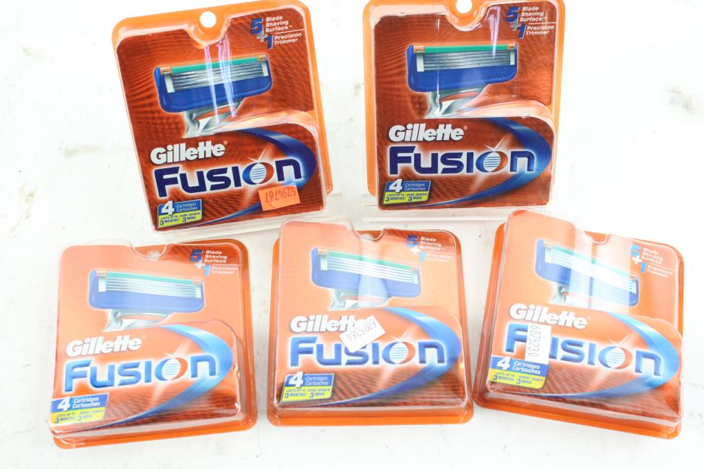 Gillette Fusion Razor Cartridge Packs, 10 Pieces | Property Room