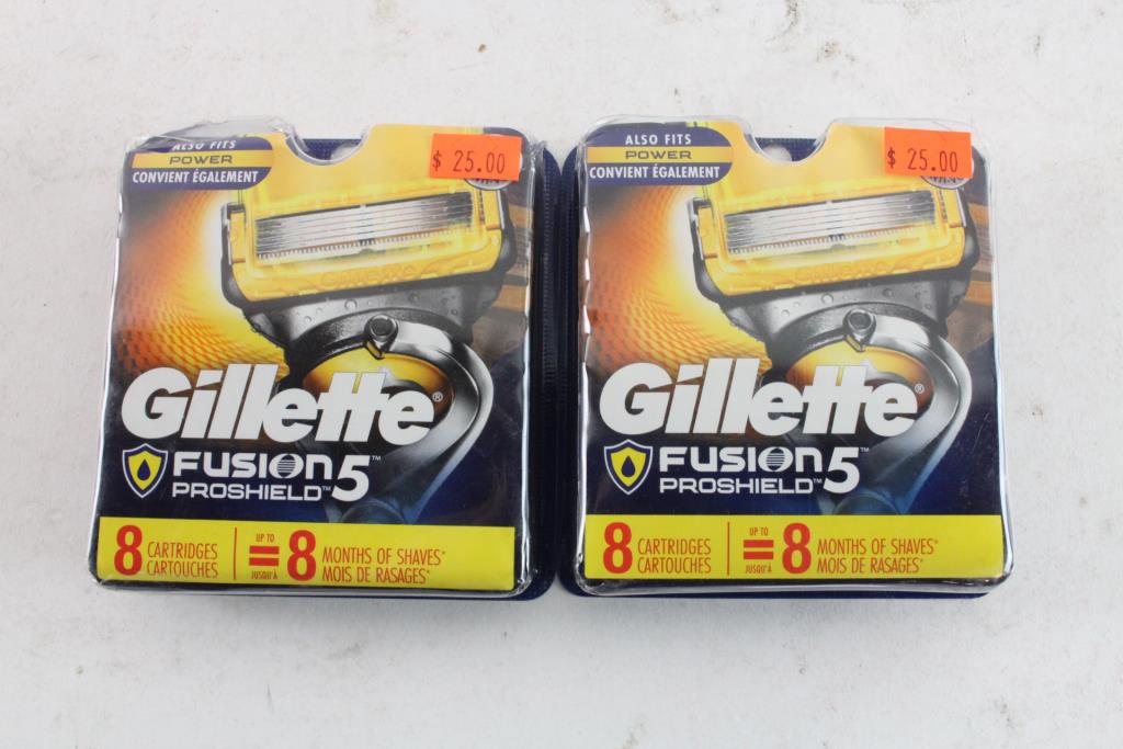 Gillette Fusion5 Proshield Blades, 2 Pieces | Property Room